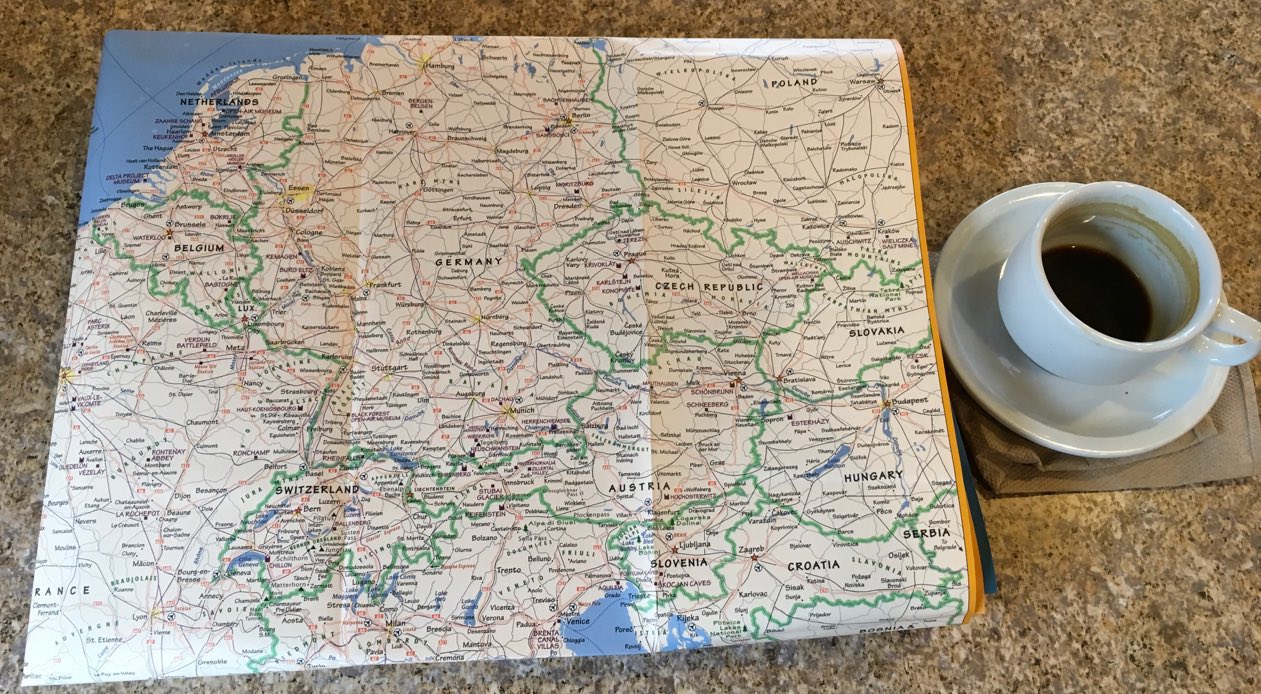 Paper map to plan rail adventure: Rick Steves vs. Streetwise Europe for ...